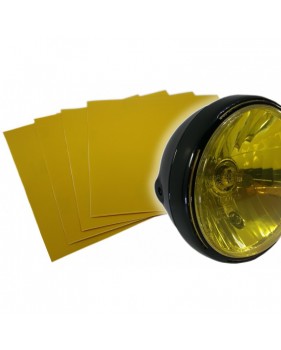 Sticker phare jaune